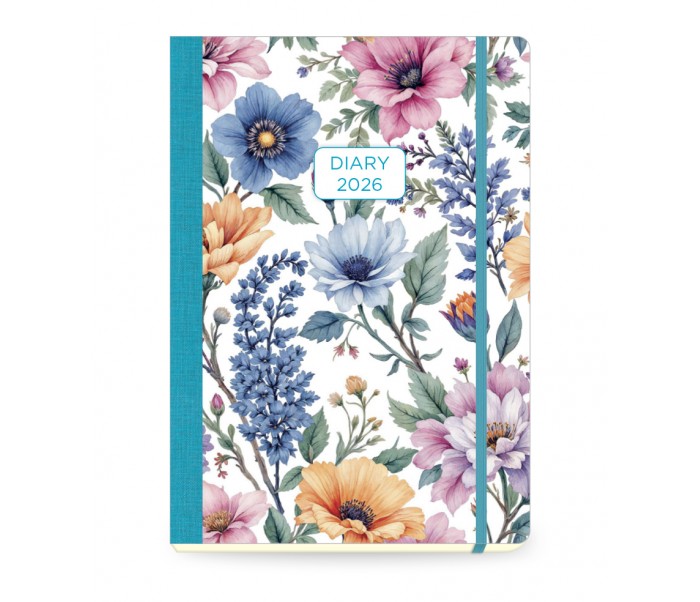 My Planet Daily Diary Large Blue